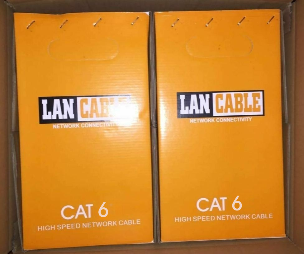 1000ft Bulk Cat6, Cca Ethernet Cable, 23 Awg, Utp Pull Box, Cat-6 Wire ...