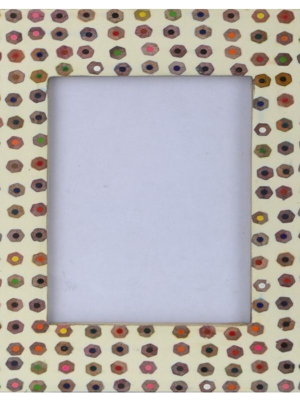 Metier Handmade Multi Coloured Antique Wooden Photo Frame Wooden ...