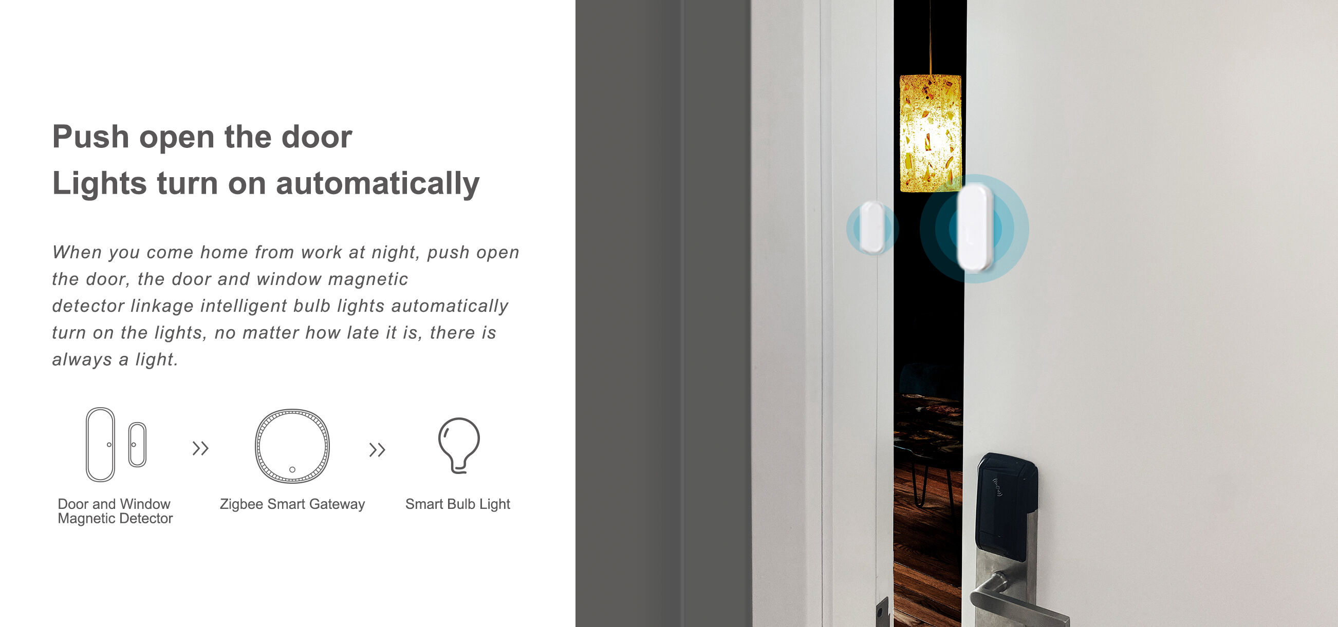 Buy Wholesale China Wireless Tuya Home Security Alarm Door Alarm Sensor ...