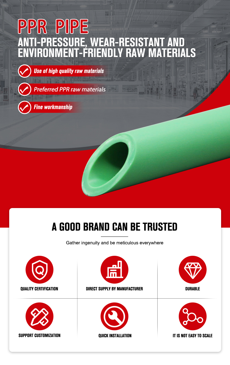 Buy Wholesale China Germany Ppr Pipe Pn25 Polypropylene Ppr Pipe For ...