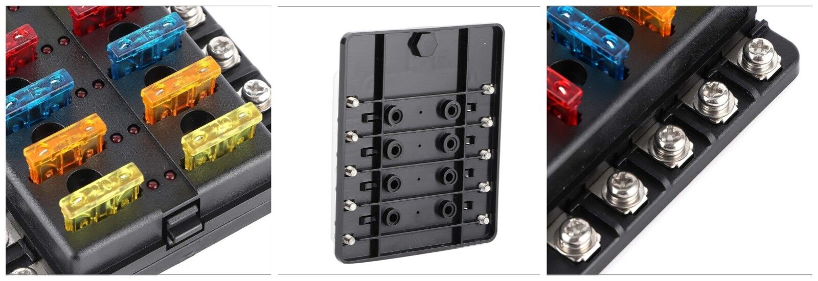 10 Way Screw Nut Terminal Blade Fuse Block $12 - Wholesale China Fuse ...
