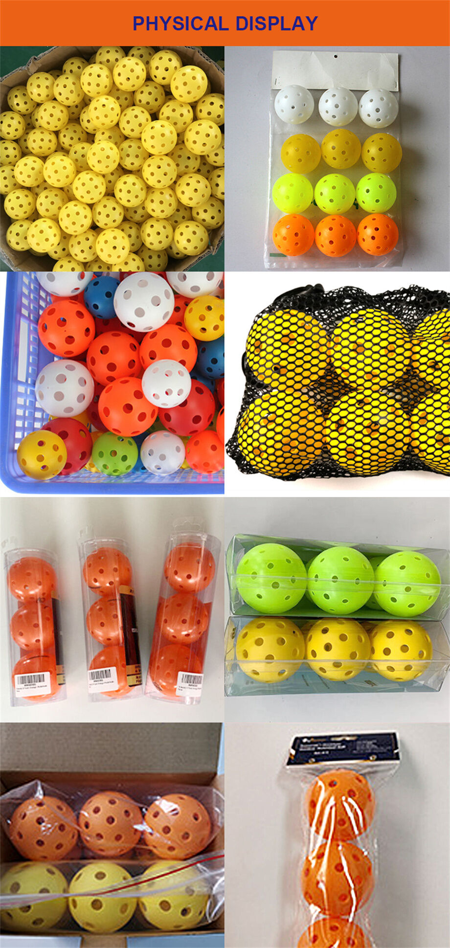 Buy Wholesale China Custom Pickleballs 26-hole 40-hole Usapa Approved ...