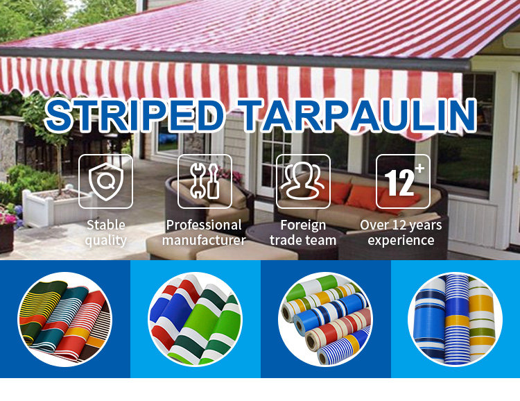 Buy Wholesale China Customized Striped Tarps Color Tarpaulin Strip ...
