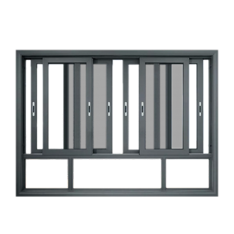 Horizontal Upvc/pvc Small Sliding Window Residential Iron Double Glazed ...