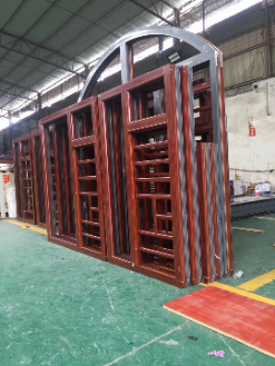 China Manufacturer Sound Insulation Curved Arch Sliding 3 Layer Pvc ...