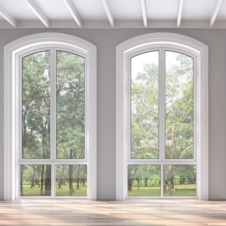 China Manufacturer Sound Insulation Curved Arch Sliding 3 Layer Pvc ...