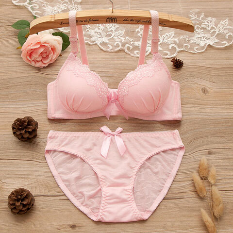 Bulk Buy China Wholesale Lace Bra Panty Sets Lovely Girls Cute Japanese Underwire Push Up Lace Bra Set 3.32 from Hebei Kangshengyuan Sports Goods Co. Ltd. Globalsources