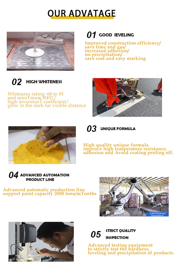 Fast Delivery High Reflective Road Marking Paint Wear Resistant ...