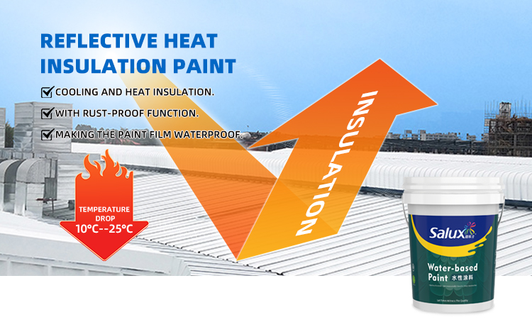 Buy Wholesale China Thermal Insulation Paint For Roof Reflective Cooling Paint For Roof Heat ...
