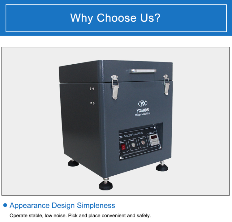 Yx500s Smt Pick And Place Production Line Solder Paste Mixer 500g-1000g ...