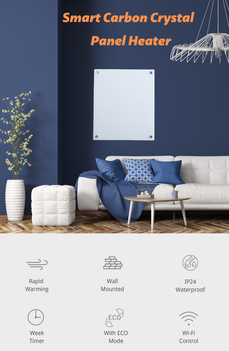 Buy Wholesale China Infrared Electric Home Carbon Crystal Wall Glass ...