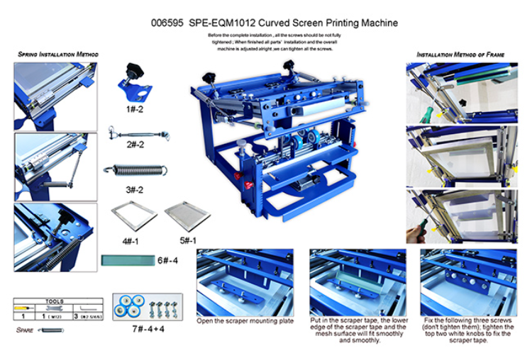 Buy Wholesale China Cheap Price Manual Screen Printers Curved Screen ...