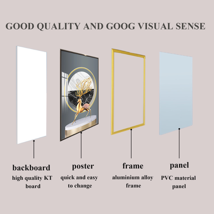 Buy China Wholesale Brushed Aluminum Poster Picture Frame Black A0 A1 ...