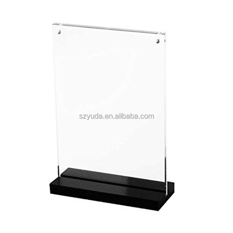 Bulk Buy China Wholesale A5 Clear T Shape Magnet Acrylic Sign Holders ...