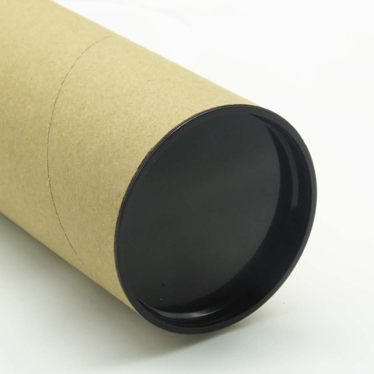 Plastic Caps End Shipping Postal Mailing Round Kraft Packaging ...