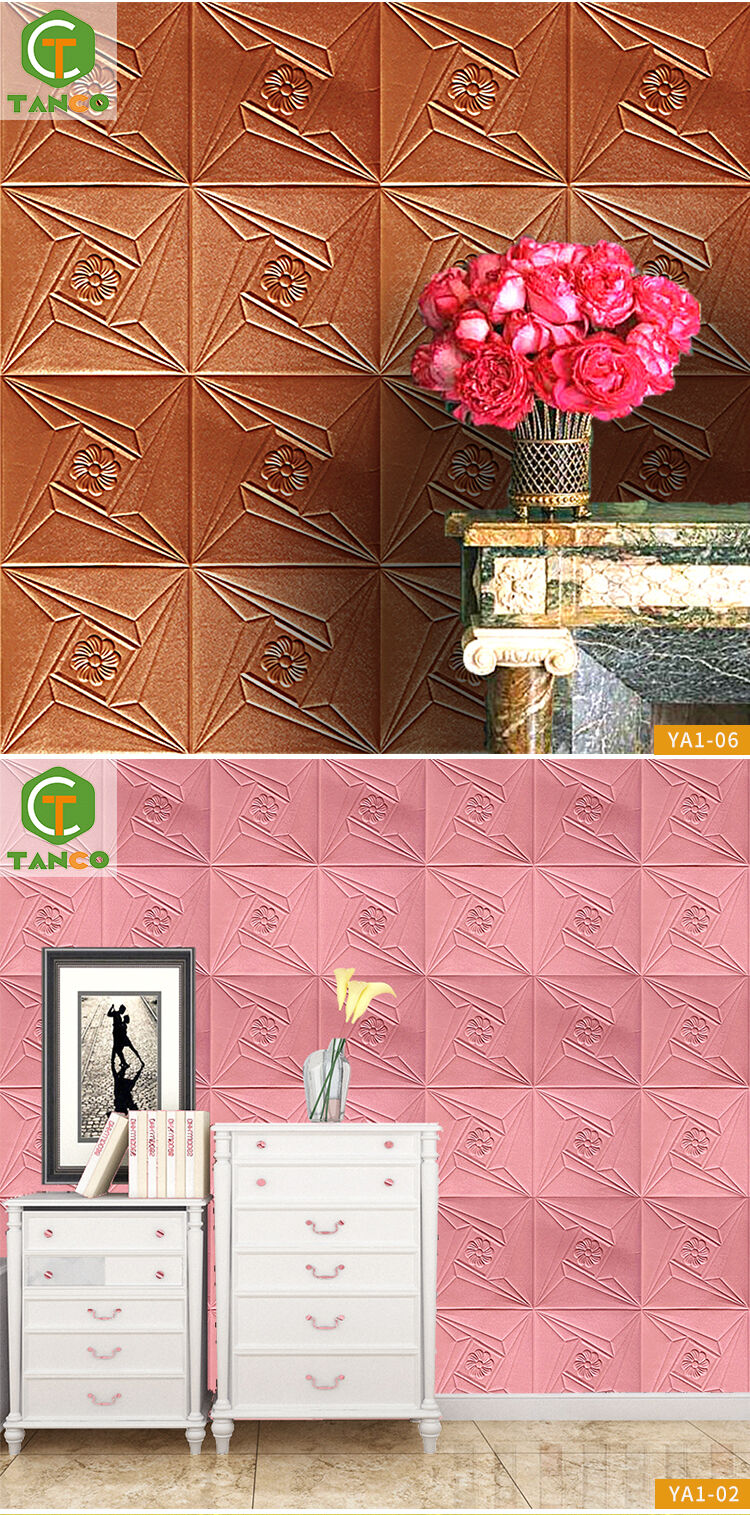 Self Adhesive Papier-peint Xpe Material Mural Modern Brick Foam White ...