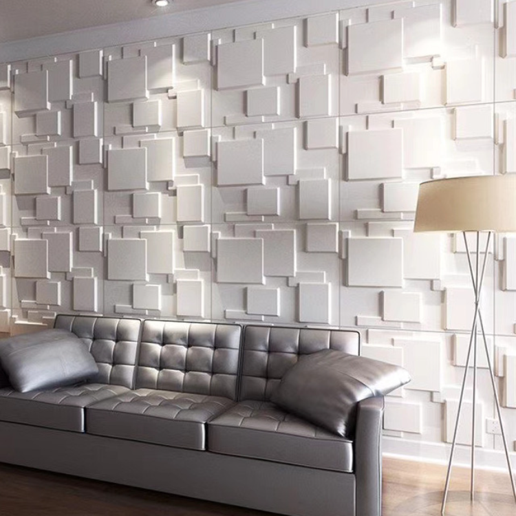 Design Wall Paper White Diamond Pvc 3d Wall Panels Factory Wholesale ...