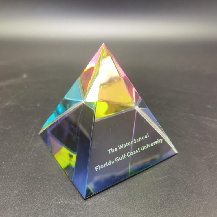 Buy Wholesale China Dc003 Clear Colorful Shiny Paperweight 3d Acrylic ...