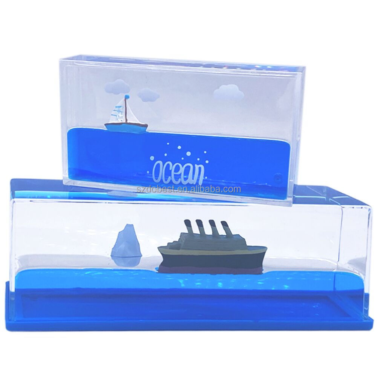 Buy Wholesale China Hot Sell Trending Blue Water-filled Desk Toy Liquid ...