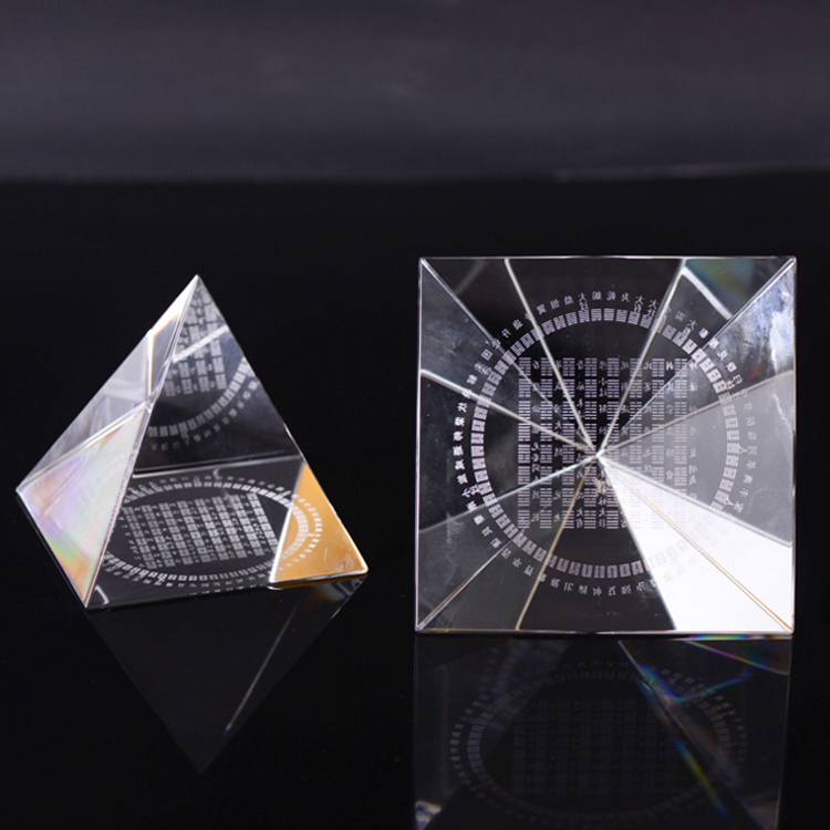 Buy Wholesale China Pujiang Wholesale 60mm 80mm Glass Crystal Pyramid ...