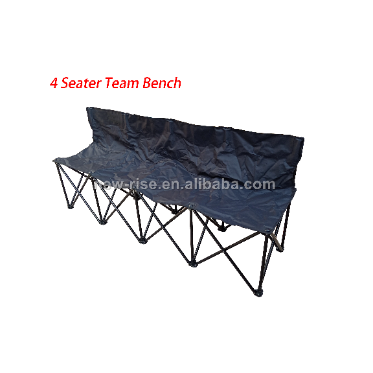 4 6 9 Seater Portable Folding Foldable Bench Team Chair Camping Sports ...