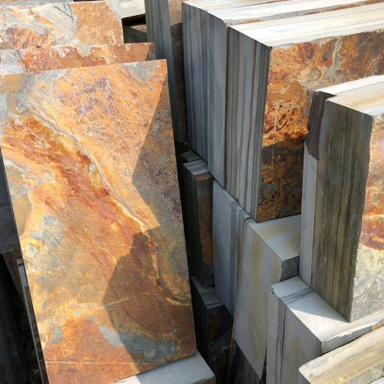 Buy Wholesale China Outdoor Natural Blue Bluestone Slab Paving Stone ...