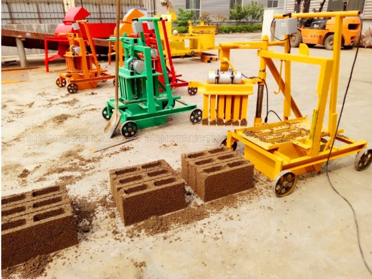 Kaidong Qtm2-45 Hollow Block Machine Manual Egg Laying Brick Making ...