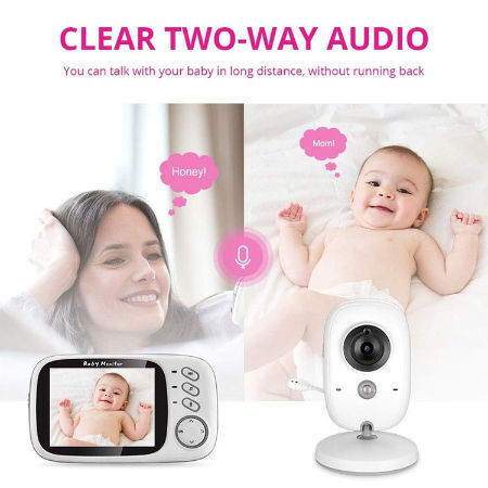 3.2 Inch Baby Camera Monitor Smart Foon Monitor Hello Music Player Two ...