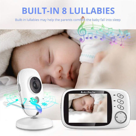 3.2 Inch Baby Camera Monitor Smart Foon Monitor Hello Music Player Two ...