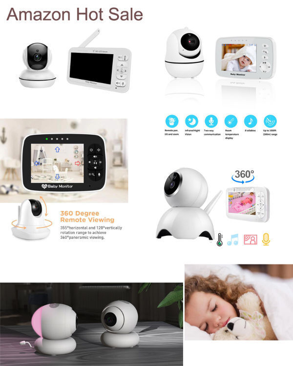3.2 Inch Baby Camera Monitor Smart Foon Monitor Hello Music Player Two ...