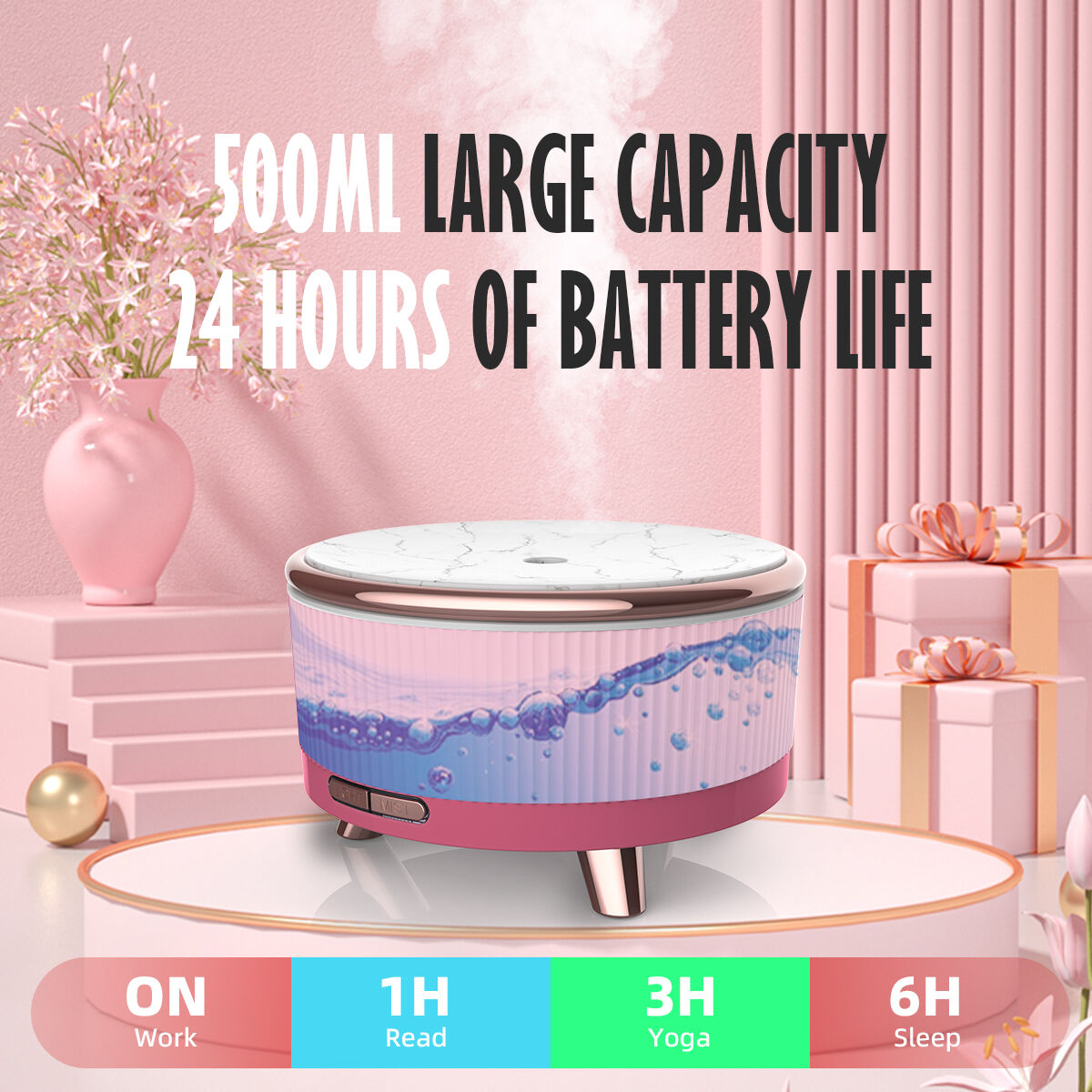 Buy Wholesale China Factory Private Design Mold Oem Rose Red 500ml 7 ...