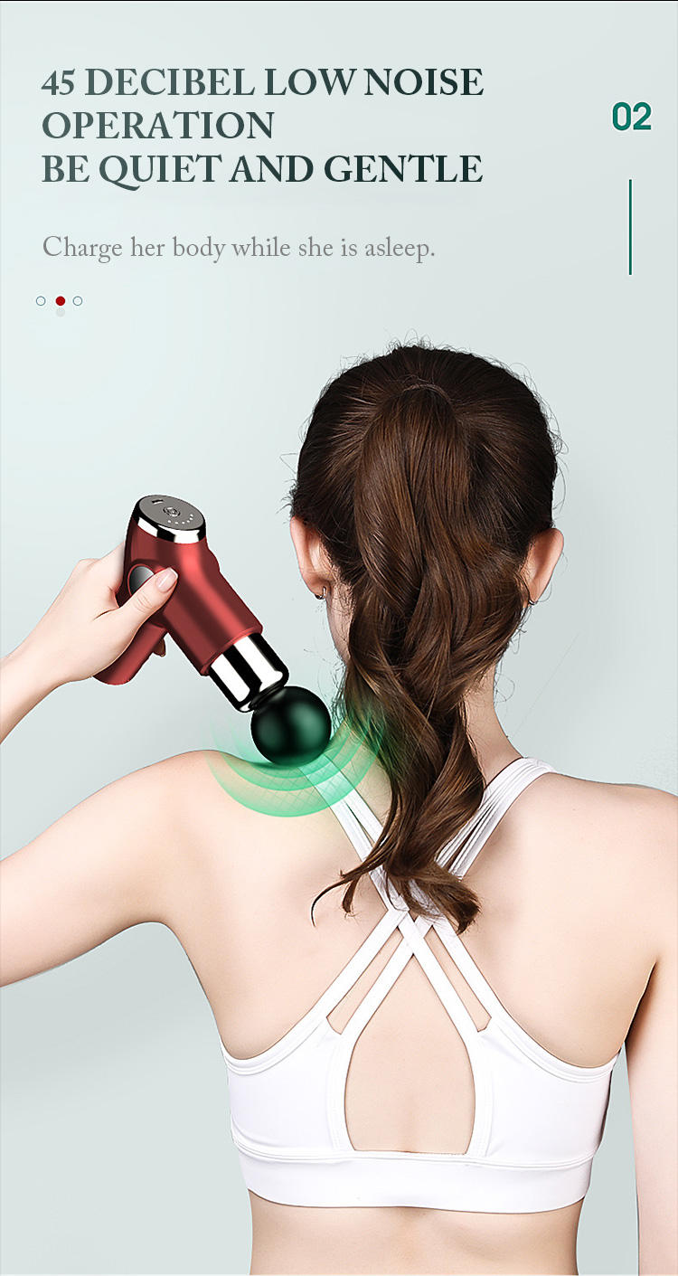 New Mini Fascia Gun Kh-515 Usb Rechargeable Cordless Hand Held Massage ...