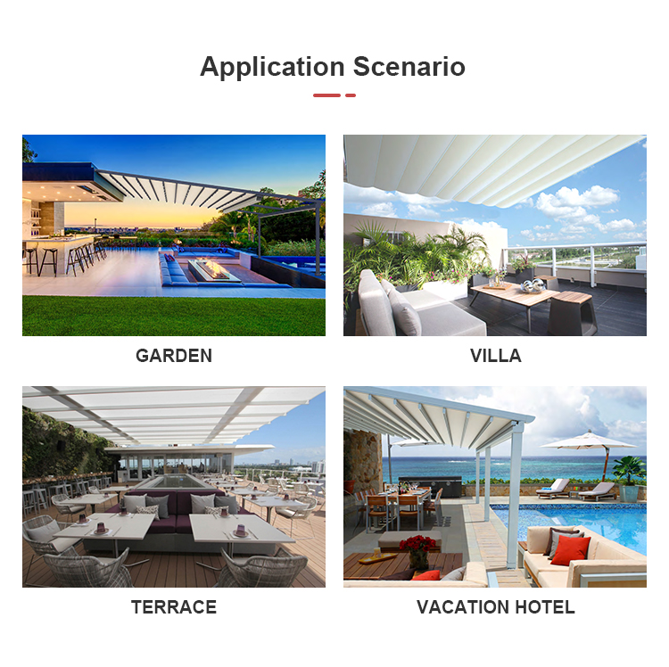 Buy China Wholesale Pvc Retractable Roof Outdoor Waterproof Motorized ...