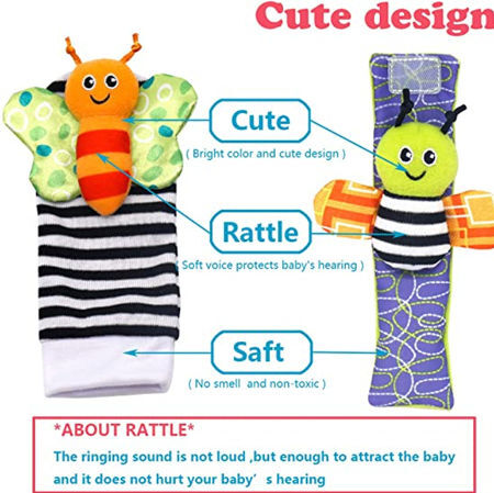 Buy Wholesale China Baby Rattles Hand And Foot Finders Baby Toys Plush ...