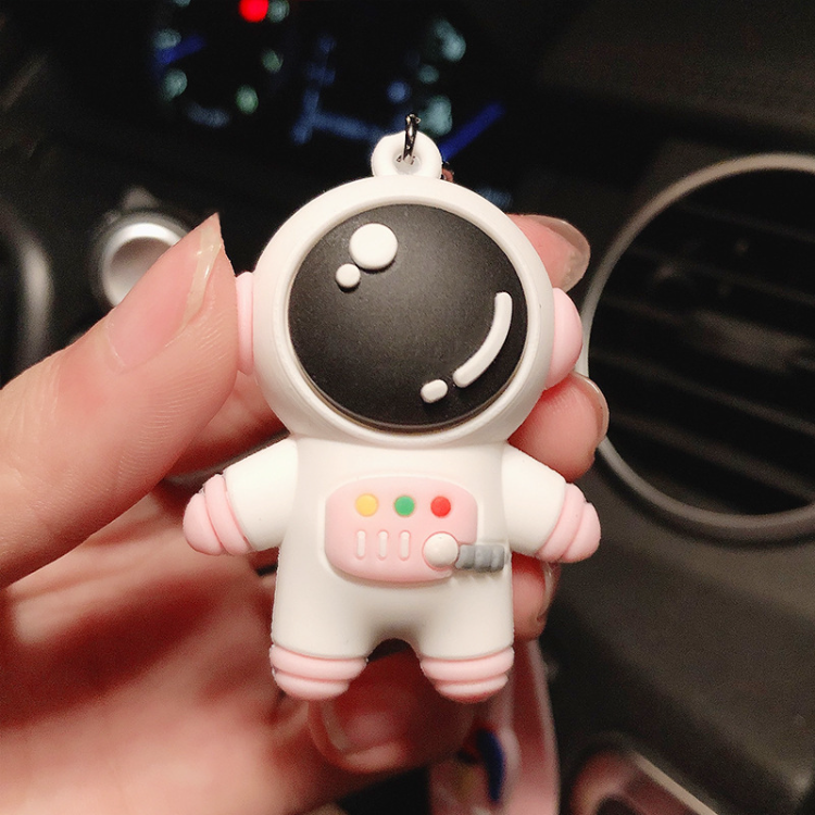 Buy Wholesale China Cartoon Pvc Space Astronaut Keychain Wristlet Key ...
