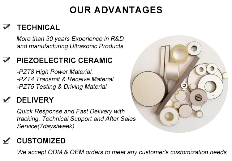 Pzt 5 Pzt-5a Piezoelectric Ceramic Ring Disc Plate Ultrasonic Sensor ...