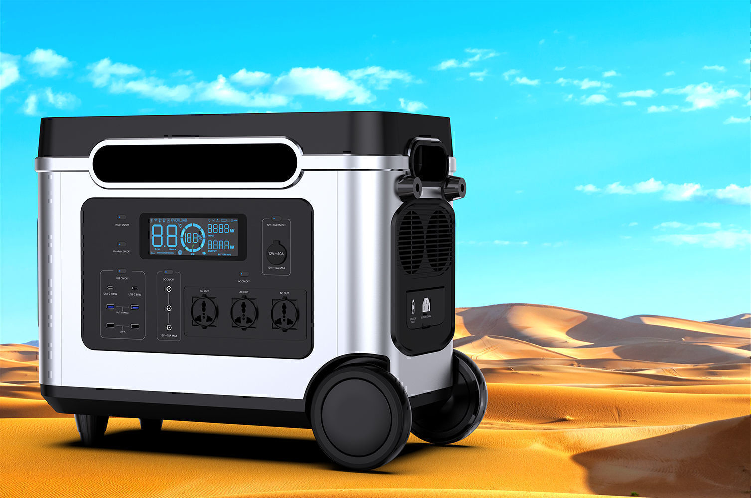 Portable Power Station 3600w 3600wh 1000000mah Generator Inverter ...
