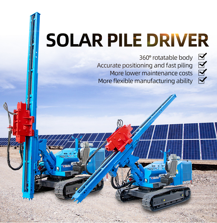 Hydraulic Pile Driver Machine/solar Pile Ramming Machine/vibratory Pile ...