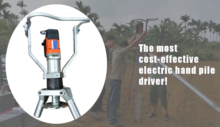 Buy Wholesale China High Quality Electric Hand Screw Pile Driver Sc-e50 ...