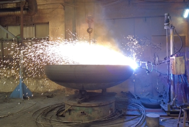 Aisi316 Stainless Steel Butt Welded Pipe End Cap Spherical Welded Pipe ...