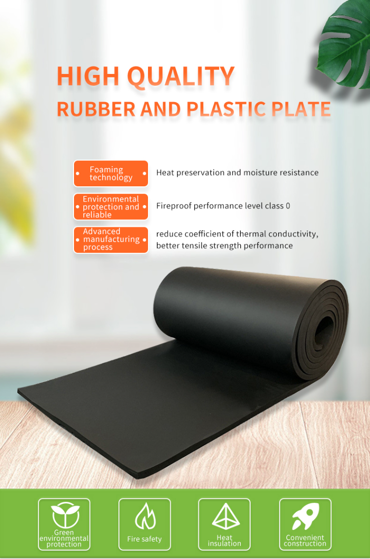 Buy Wholesale China Nbr Close Cell Duct Insulation Rubber Foam Sheet Air Conditioning Cold Pipe ...