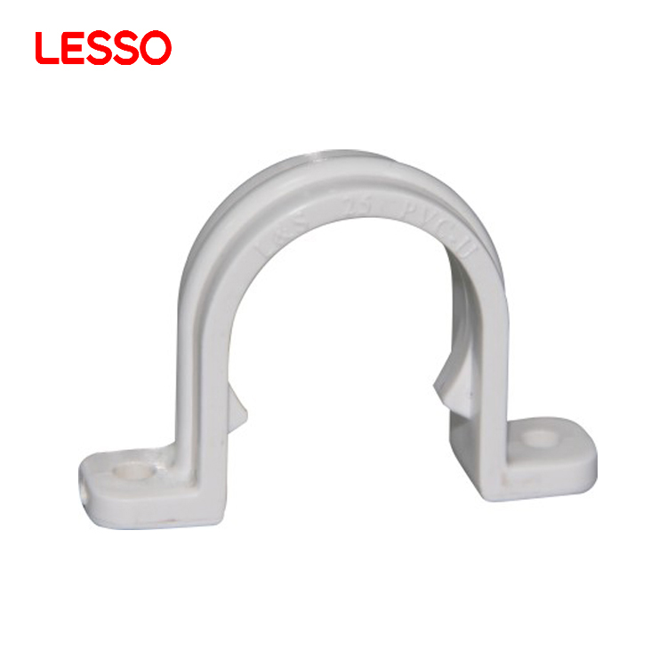 Lesso Pvc Pipe Fitting Saddle Clamp Small Pipe Clamp - Explore China ...
