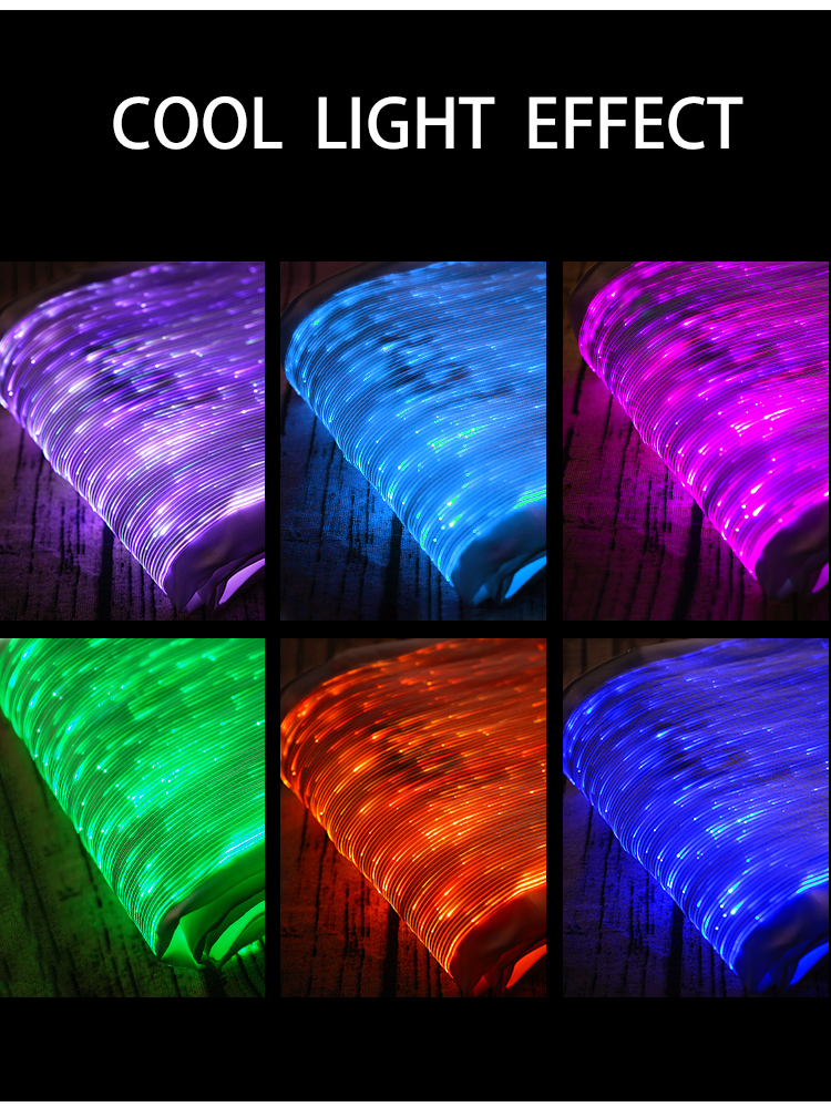 Led Light Luminous Fiber Optic Fabric For Made Fashion Light Up ...