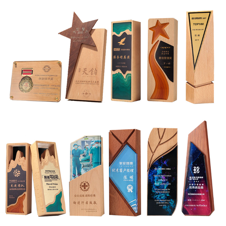 Wholesale Engraving Wooden Trophy Awards And Trophy Custom Design ...