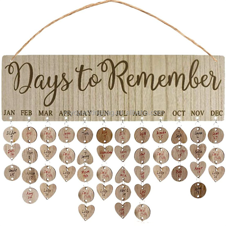 Wood Cutouts Craft Day To Remember Tracker Plaque Wall Hanging Sign ...