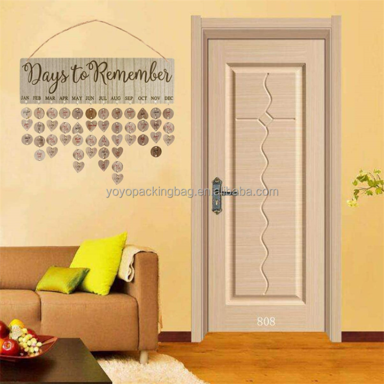 Wood Cutouts Craft Day To Remember Tracker Plaque Wall Hanging Sign ...
