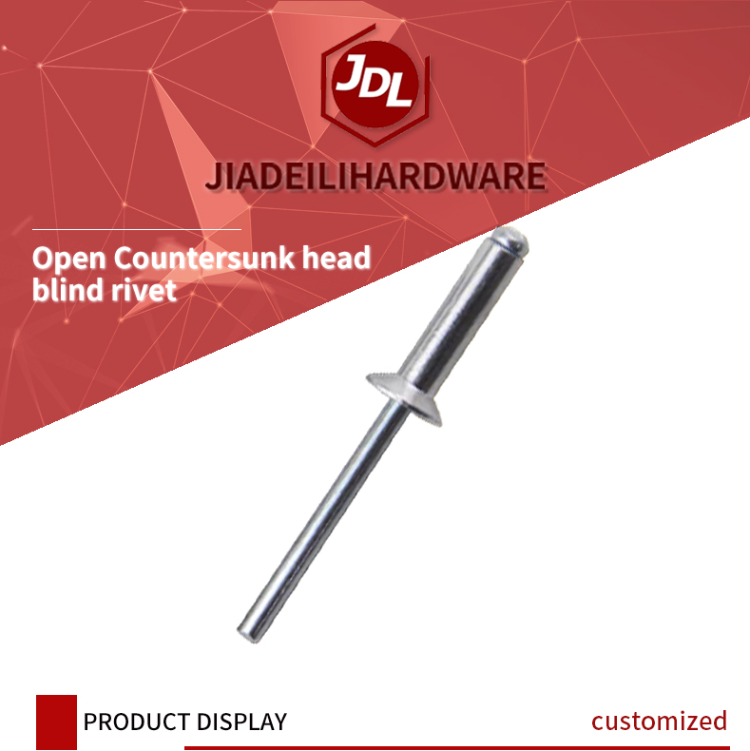 Buy Wholesale China Painted Flat Head Break Mandrel Blind Rivets & Buy ...