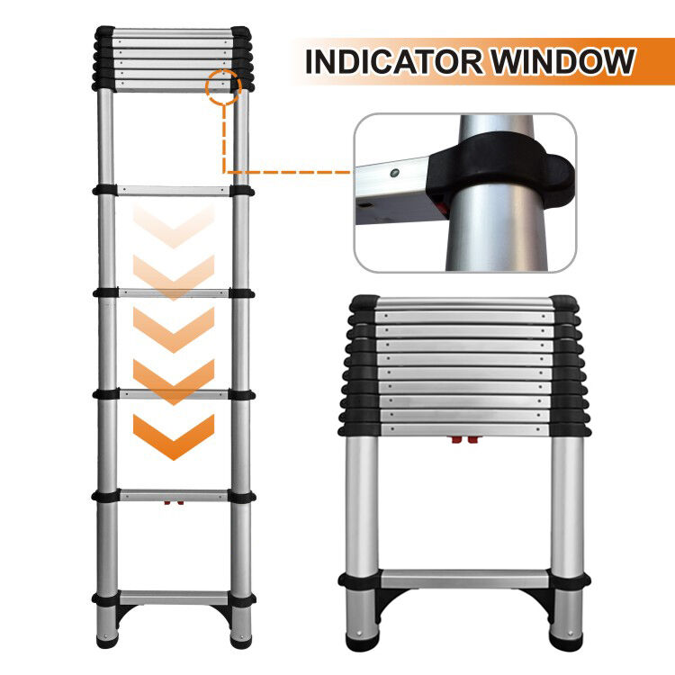 10.5ft Foldable 3 Part Folding Step A-frame Ladder Scaffolding ...