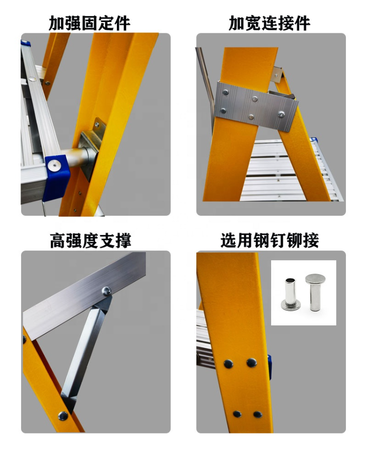 Buy Wholesale China 10 Steps Frp Safety Ladder Safety Platform Ladder ...