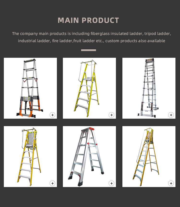 Frp Safety Ladder Safety Platform Ladder With Handrails - Explore China ...